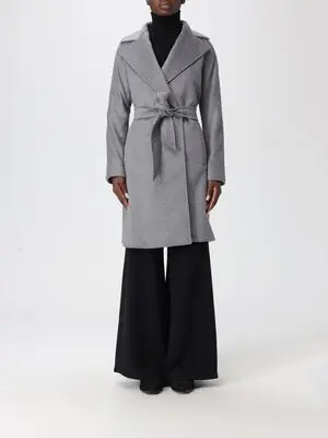 Max Mara Belted Wool Coat - Gray