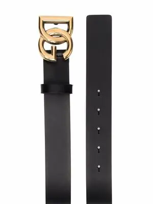 Dolce & Gabbana Dg Logo Leather Belt - Multicolor