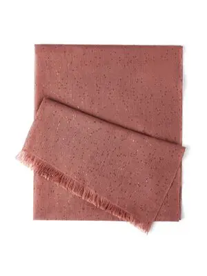 Brunello Cucinelli Cashmere And Silk Scarf - Multicolor
