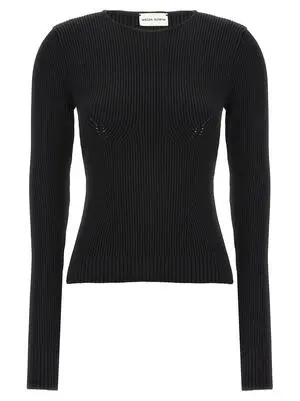 Magda Butrym Ribbed Viscose Blend Sweater