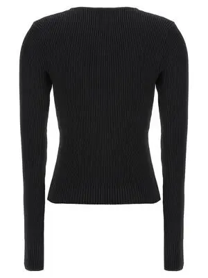 Magda Butrym Ribbed Viscose Blend Sweater