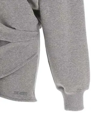 Attico Hooded Dress - Gray