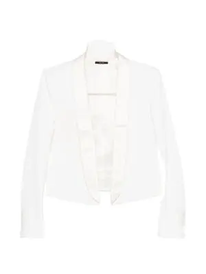 TOM FORD Wool Tuxedo Jacket With White Lapels - Multicolor