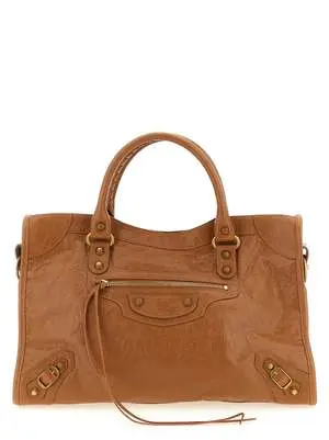 Balenciaga Le City M Handbag - Brown