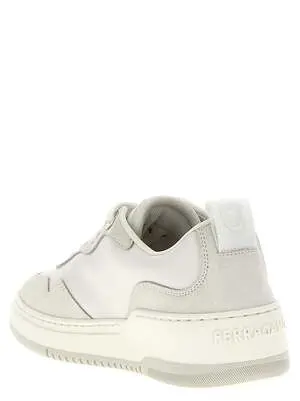 FERRAGAMO Dania Lace-up Leather Sneakers