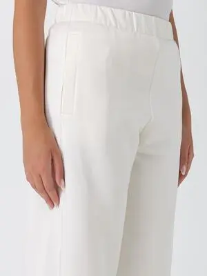 Max Mara Knit Jersey Pants - White