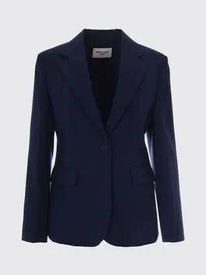 Max Mara Quilted Hooded Down Jacket - Blue