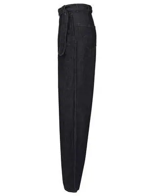 Dries Van Noten High-waisted Wide-leg Cotton Trousers