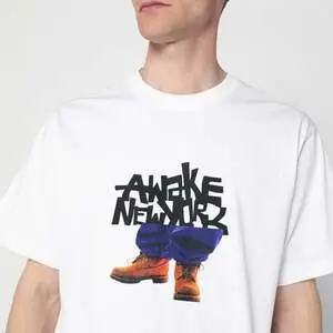 AWAKE NY T-shirt With Stomper Logo Print