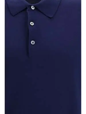 TOM FORD Long-sleeved Polo - Blue