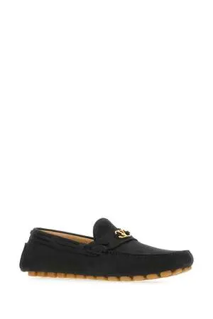 Valentino Garavani Leather Loafers With Horsebit Detail