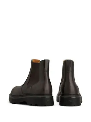 TOD'S Leather Chelsea Boots - Brown
