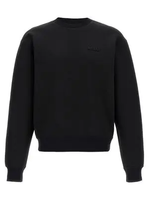 Mackage Julian Crewneck Sweatshirt With Embossed Logo - Black