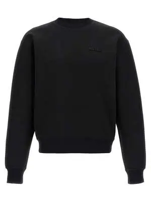 Mackage Julian Crewneck Sweatshirt With Embossed Logo - Black