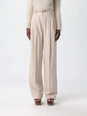 Max Mara Tailored Wide Leg Pants - Cream