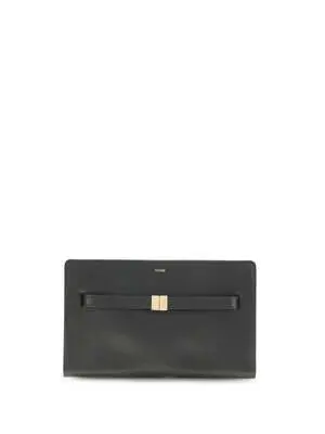 TOTEME Belted Leather Crossbody Bag - Black