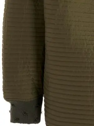 Khrisjoy Quilted Stripes Down Jacket