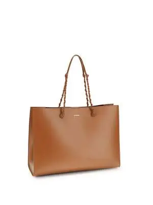 JIL SANDER Tangle Tote Bag - Brown