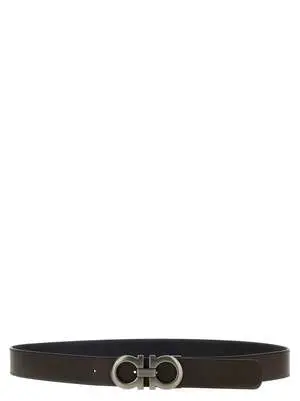 FERRAGAMO Gancini Reversible Leather Belt - Multicolor