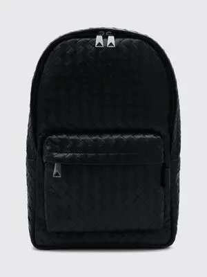 Bottega Veneta Woven Leather Backpack - Black