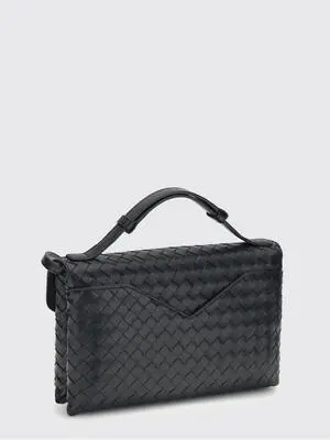Bottega Veneta Lambskin Woven Handbag - Blue