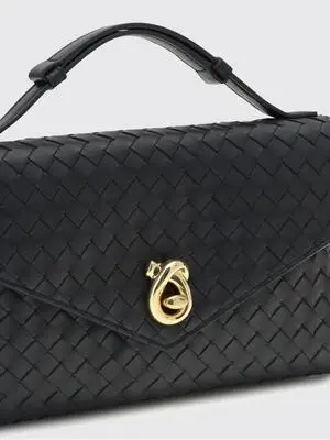 Bottega Veneta Lambskin Woven Handbag - Blue