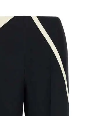Alberta Ferretti Cropped Wide-leg Pants