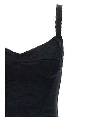 Dolce & Gabbana Essential' Corsetry Petticoat Dress - Black