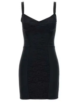 Dolce & Gabbana Essential' Corsetry Petticoat Dress - Black