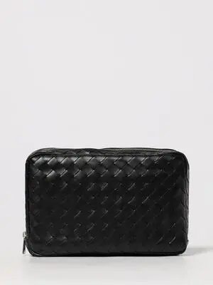Bottega Veneta Woven Calfskin Briefcase - Black