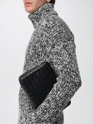 Bottega Veneta Woven Calfskin Briefcase