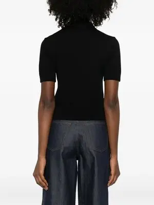 A.p.c. Cotton Jacquard Logo Polo Shirt