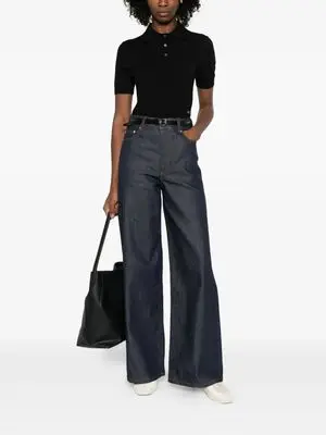 A.p.c. Cotton Jacquard Logo Polo Shirt