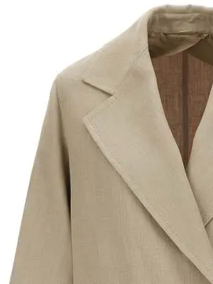Max Mara Mescal' Trench Coat - Cream