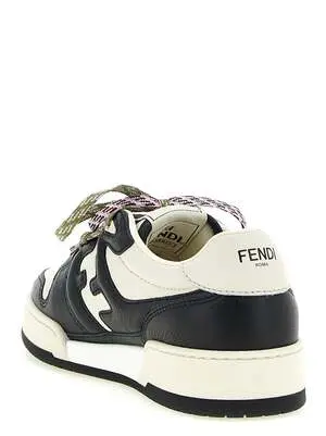 Fendi Match Leather Sneakers - Multicolor