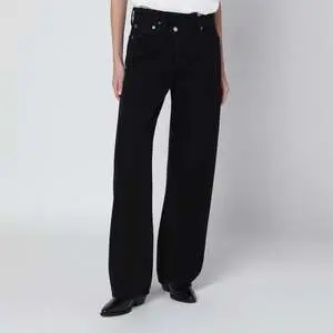 AGOLDE AGOLDE Arc Criss Cross Jeans In Phase Wash Black