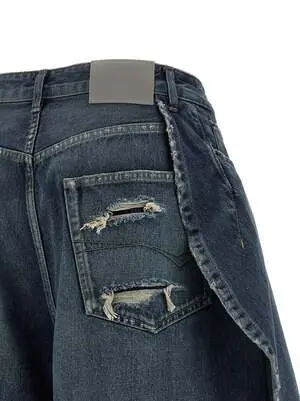 Balenciaga Denim Bermuda Shorts