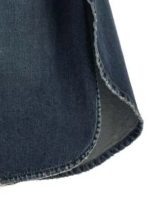 Balenciaga Denim Bermuda Shorts