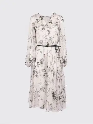 Max Mara Cotton And Ramie Dress - White