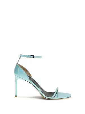 TOM FORD Vertigo Patent Leather Stiletto Sandals - Blue