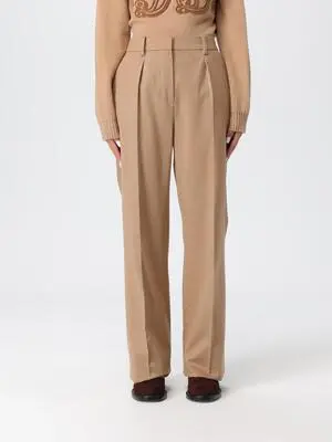 Max Mara Tailored Wool Trousers - Brown
