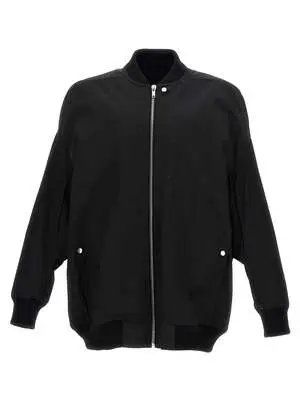 Rick Owens Jumbo Peter Flight Bomber Jacket - Black