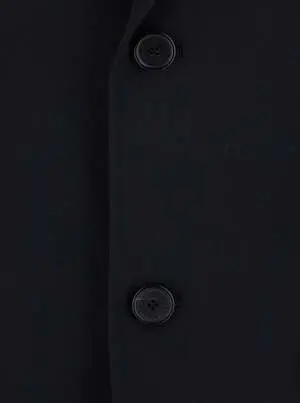 Balenciaga Black Single-breasted Jacket With Notched Revers In Wool