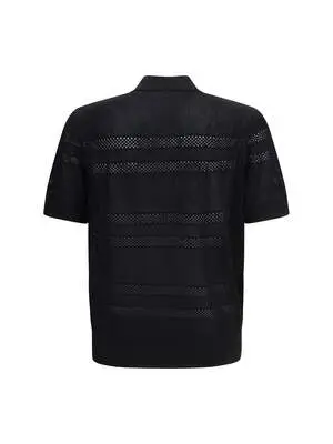 Dries Van Noten Mesh Polo Shirt
