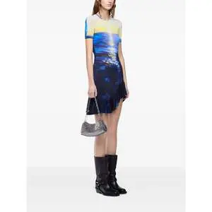 Rabanne Tone Metal Disc Shoulder Bag - Silver