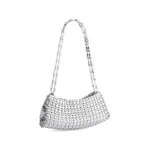 Rabanne Tone Metal Disc Shoulder Bag - Silver