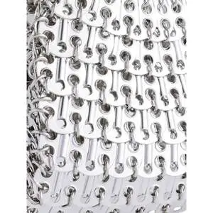 Rabanne Tone Metal Disc Shoulder Bag - Silver