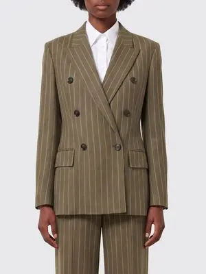 Max Mara Tailored Camelwool Blazer - Cream