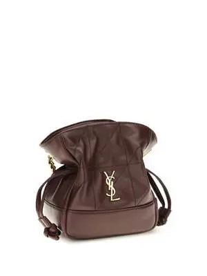 Saint Laurent Jamie Mini Leather Clutch Bag