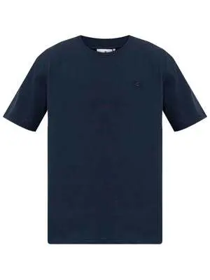 Etro Pegaso Embroidery Cotton T-shirt - Blue